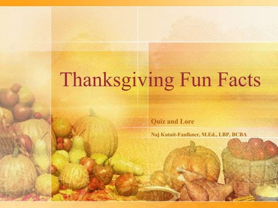 Thanksgiving presentation | PDF