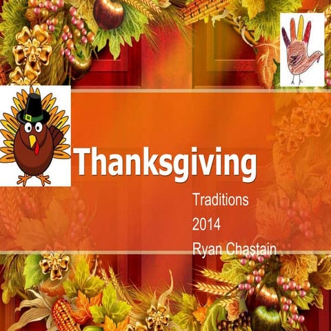 Thanksgiving lesson and project | PPT