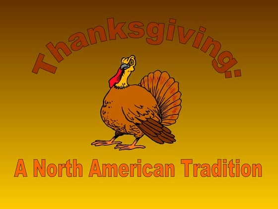 Thanksgiving presentation | PPT