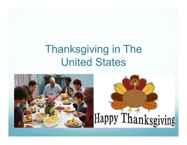 Thanksgiving presentation | PDF