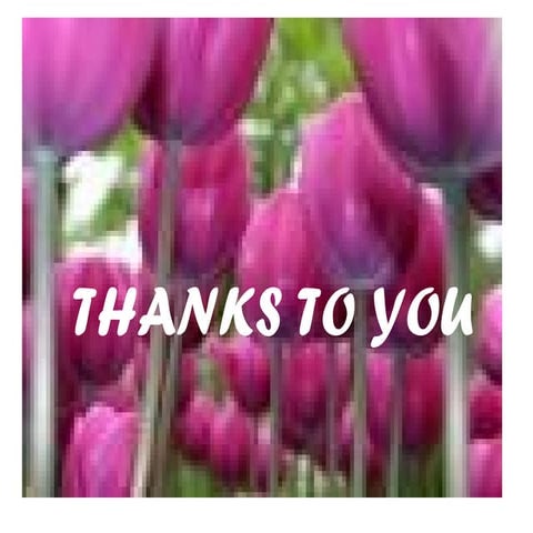 Thanks to you gr6 | PPT