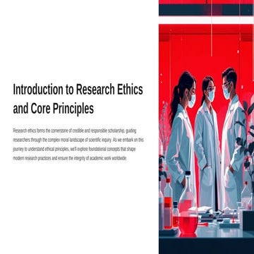 1 Introduction to Research Ethics and Core Principles 1.1. Ethics ...