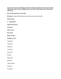 Nutrition project how to | PPT