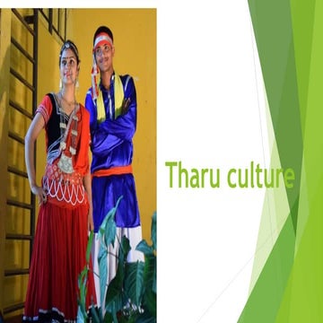 Tharu culture | PPTX