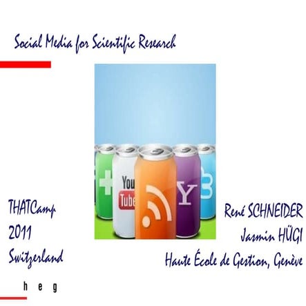 Social Media for Scientific Research | PPT