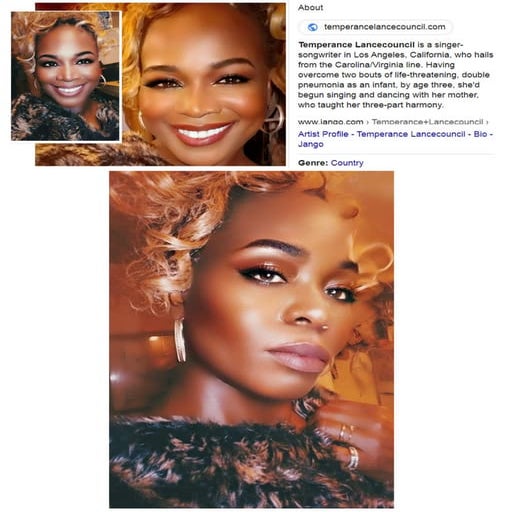 Country-Soul Singer, TEMPERANCE LANCECOUNCIL | PDF