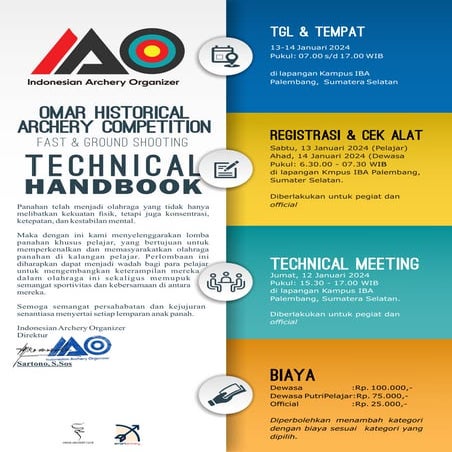 Technical Handbook of Archery Competition | PDF