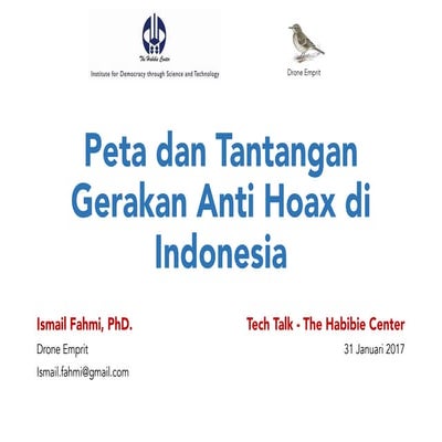 Peta dan Tantangan Gerakan Anti Hoax di Indonesia | PDF