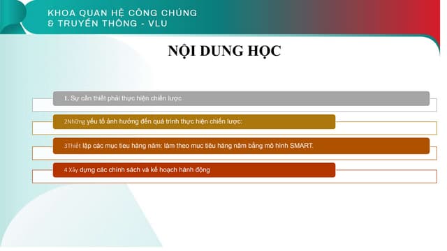Chương 2: PR (Hoạch định chiến lược PR) | PPTX