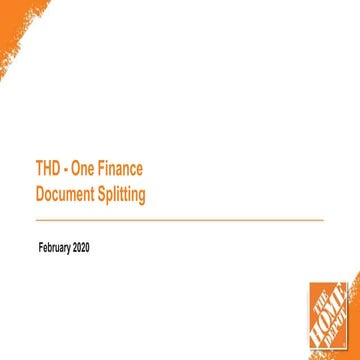 THD_Document Splitting Configuration.pptx