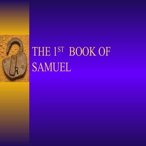 The 1 St Book Of Samuel | PPT