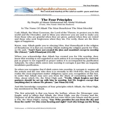 The 4 principles | PDF