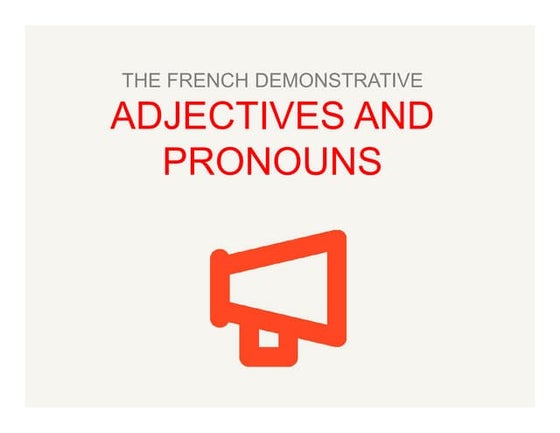 Les adjectifs BAGS/BANGS | PPT