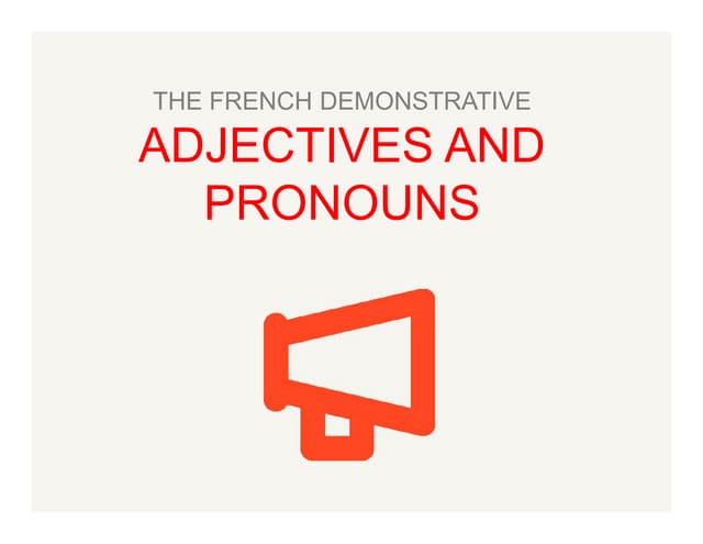 Les adjectifs BAGS/BANGS | PPT