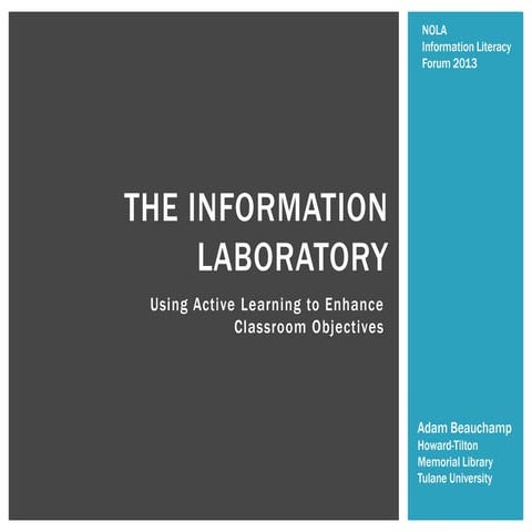 The information laboratory | PPTX