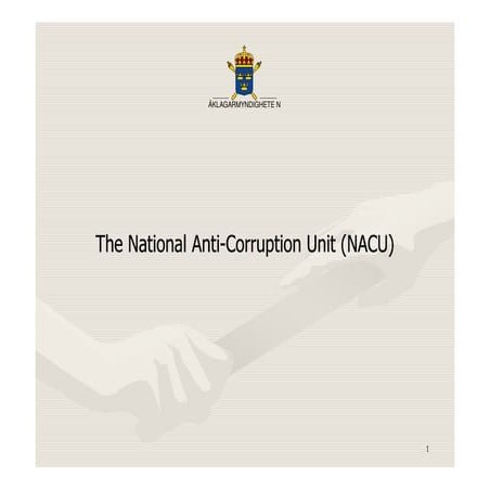 The National Anti-Corruption Unit (NACU) | PDF
