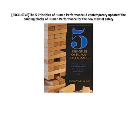 [EXCLUSIVE]The 5 Principles of Human Performance: A contemporary ...