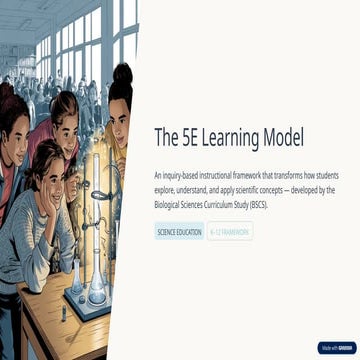 5 e`s model ppt | PPTX
