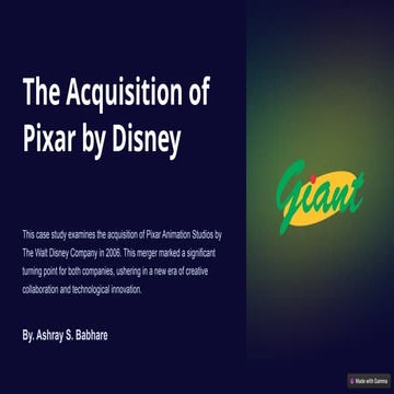 The-Acquisition-of-Pixar-by-of Disney.pptx