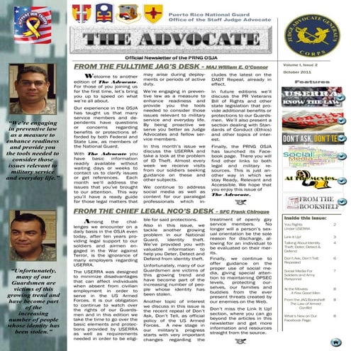 The Advocate Issue 2 Vol 1 | PDF