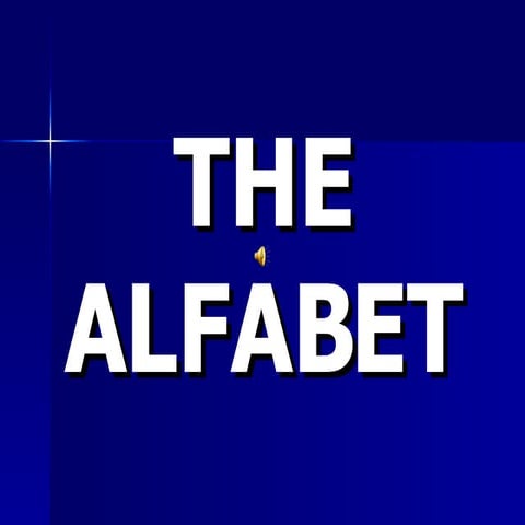 The Alfabet | PPT
