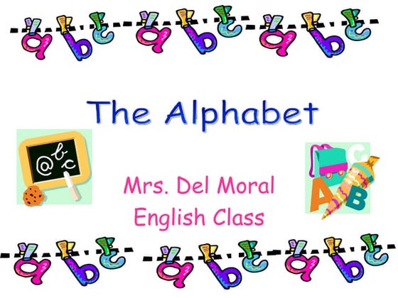 Alphabets with Pictures for Kids | PPT