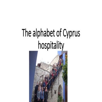 The alphabet-of-Cyprus-hospitality | PPT