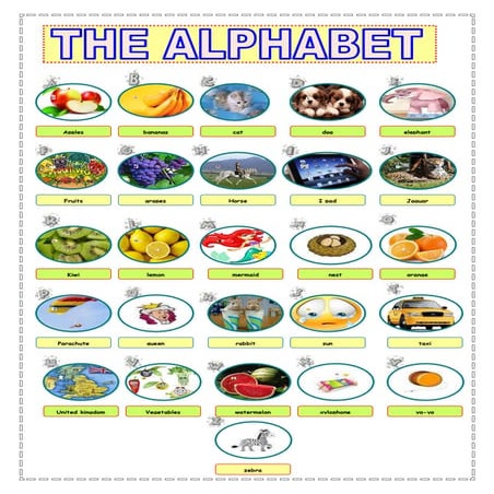 The alphabet-pictionary | PDF