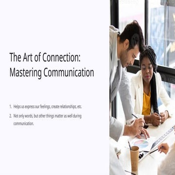 The-Art-of-Connection-Mastering-Communication | PDF
