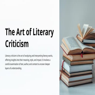 The-Art-of-Literary-Criticism.pptx PRESE | PPTX