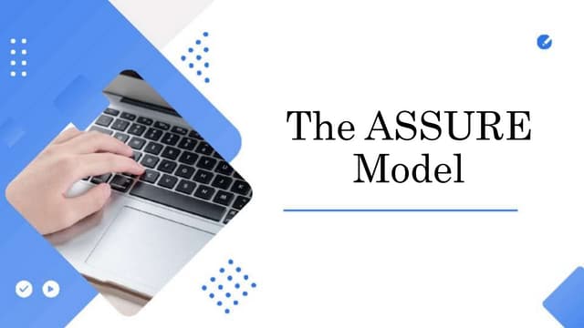 Chapter 3 ASSURE Model | PPTX