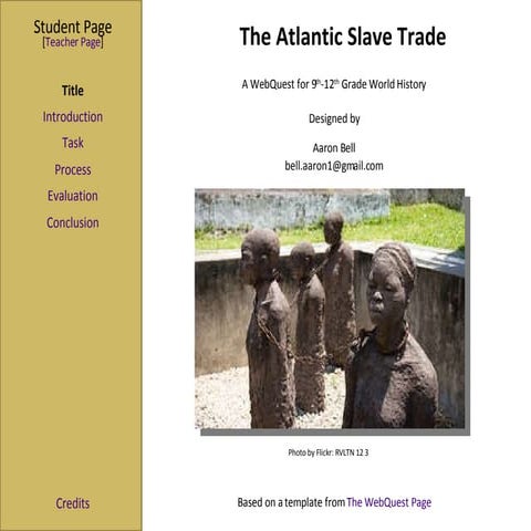 The Atlantic Slave Trade (Student Slides) | PPT