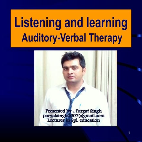 The auditory-verbal-package-2 (1) | PPT