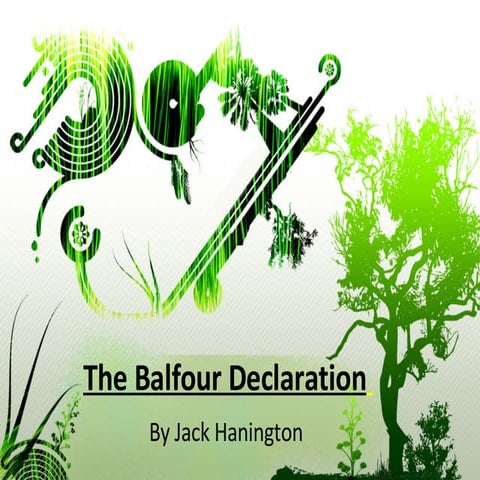The Balfour Declaration | PPS
