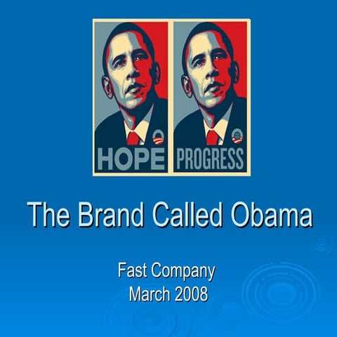 The Brand Called Obama | PPT
