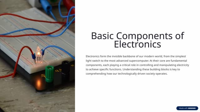 Introduction to Basic Electronics | PPTX