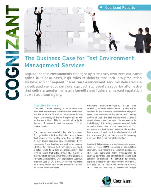 Test Environment Management Maturity Model | PPT