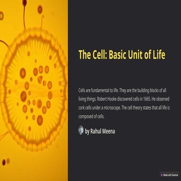 The-Cell-Basic-Unit-of-Life (1) anatomy and physiology | PPTX