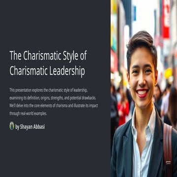 A presentation about charisma with discussion questions.pptx