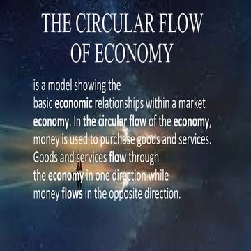 The Circular Flow of Economy | PPTX