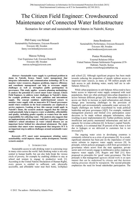 Smart water management system | PPTX