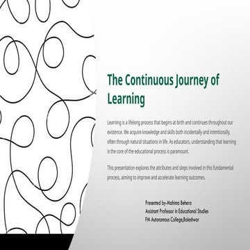 Learning Process -B.Ed 3rd Semester pptx | PPTX