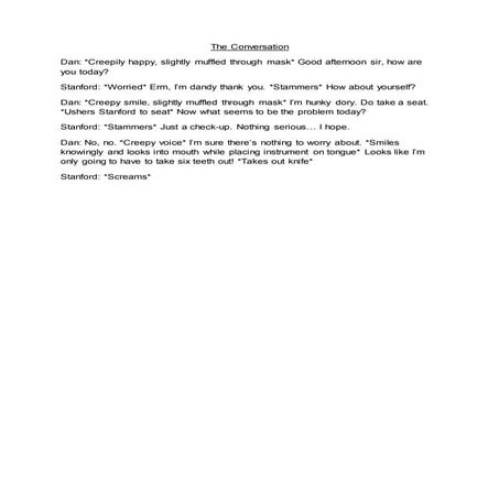 The conversation - The script | DOCX