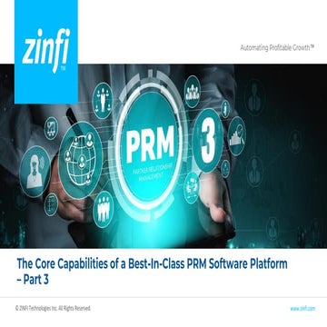 The Core Capabilities of a Best-In-Class PRM Software Platform – Part 3 | PPT