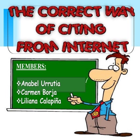 Creating APA 7 Citations in a Power Point Presentation | PPTX