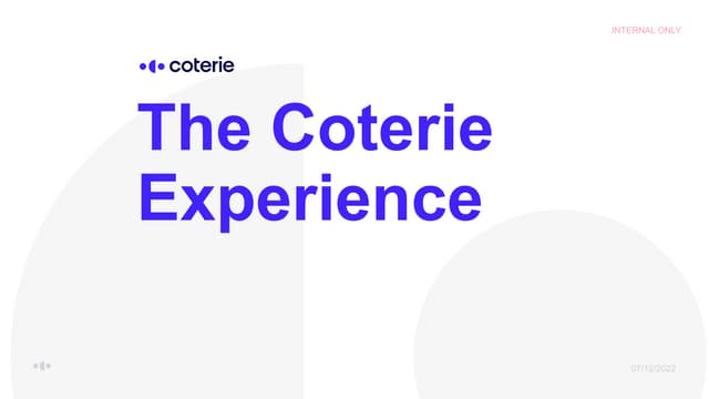 Coterie Insurance – Insurtech Innovation Award 2023 | PPT Coterie Insurance – Insurtech Innovation Award 2023 | PPT