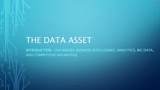 The Data Asset Pptx