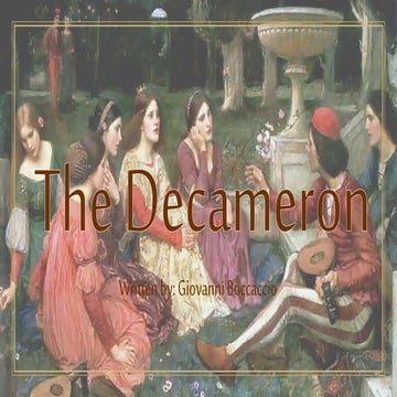 THE DECAMERON ENGLISH 10 | PPTX