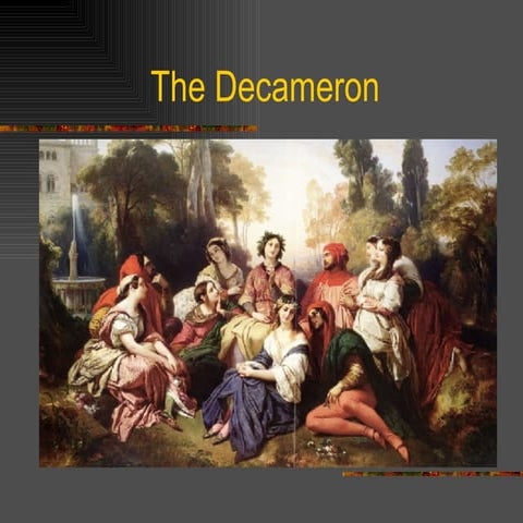 The Decameron | PPT