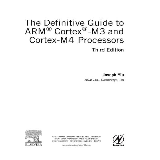 The Definitive Guide to ARM Cortex-M3 and Cortex-M4, Third Edition | PDF